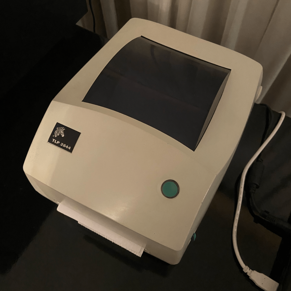 Zebra Tlp 2844 Impressora de Etiquetas Usb com Ribbon Usada | Item Info ...