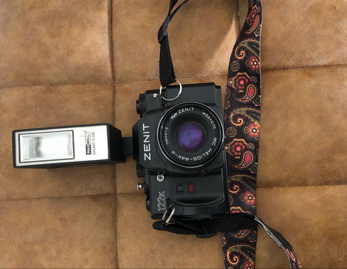 Zenit 122k com Temporizador Funcionando | Máquina Fotográfica Analógica ...